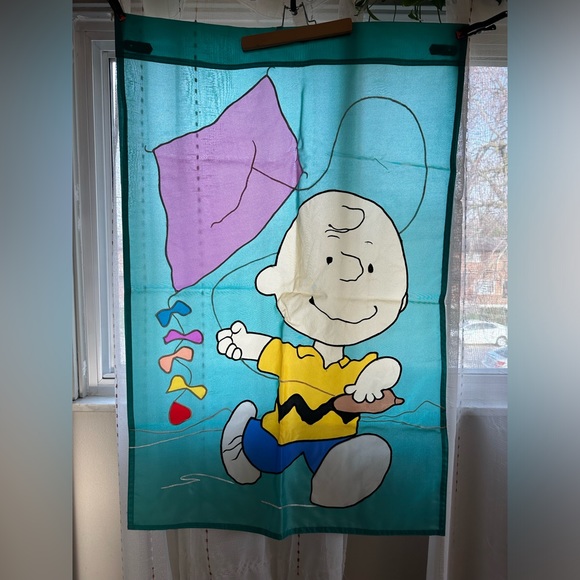 Accents | Charlie Brown Flying Kite Outdoor Novelty Flag | Poshmark